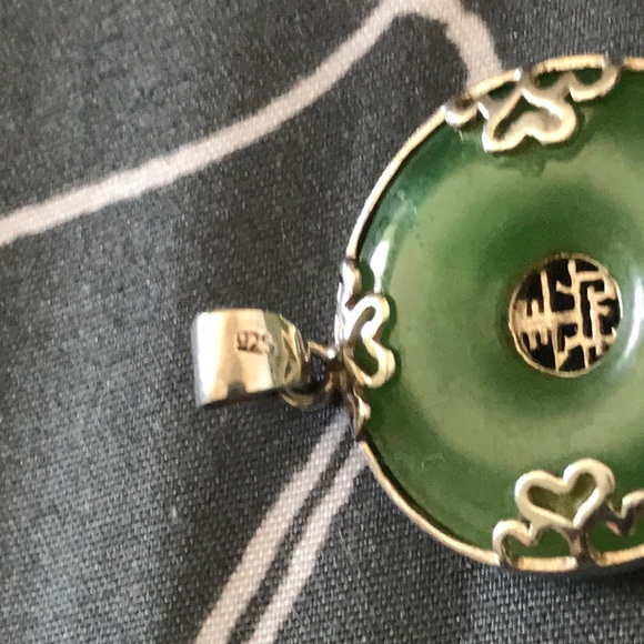 Jewelry | Real Rare Jade 925 Sterling Silver Pendant | Poshmark